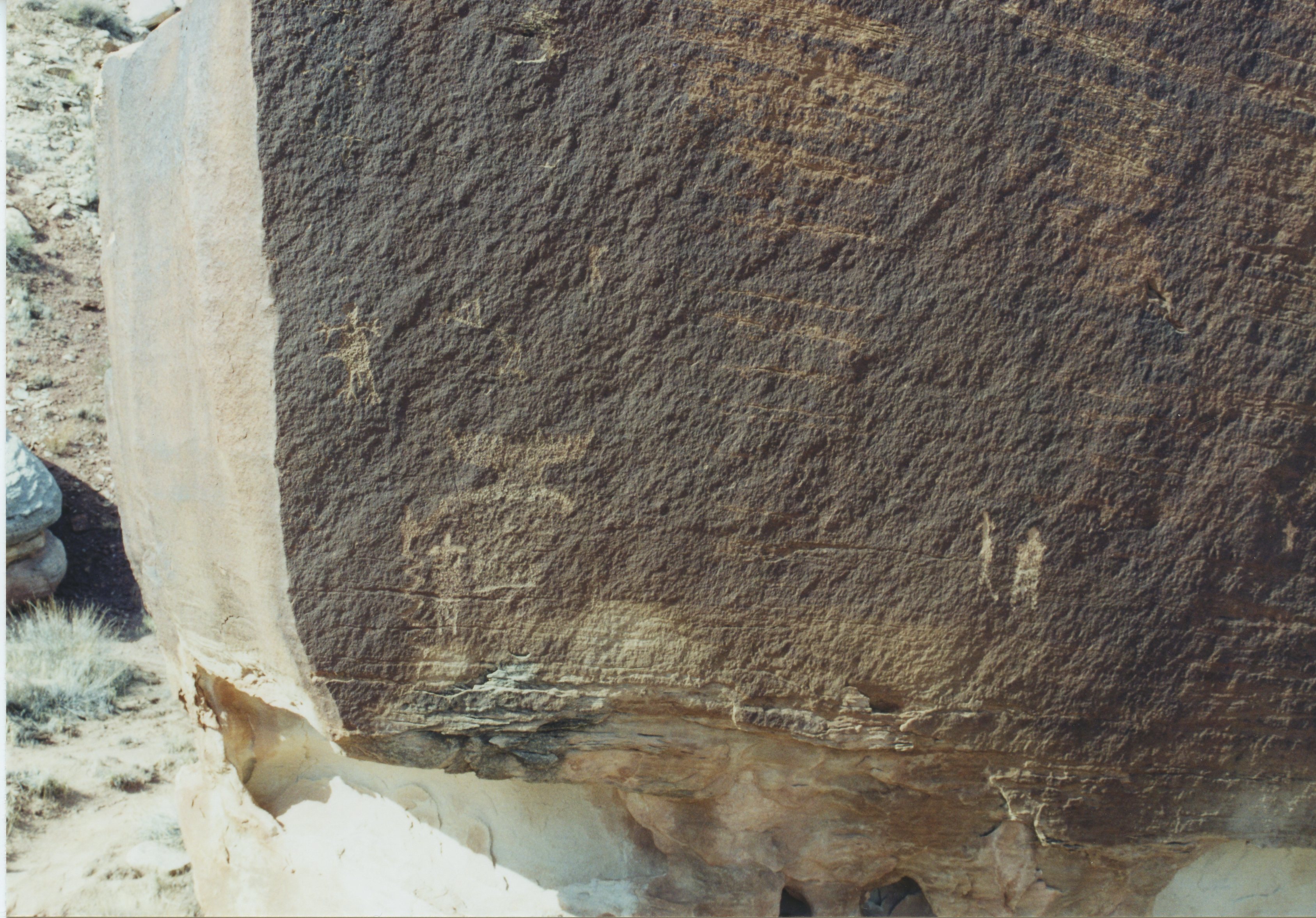 168 The petroglyph boulder behind Turks Head